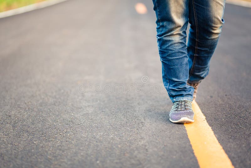 Step on the Road stock image. Image of shoe, copy, street - 111013793