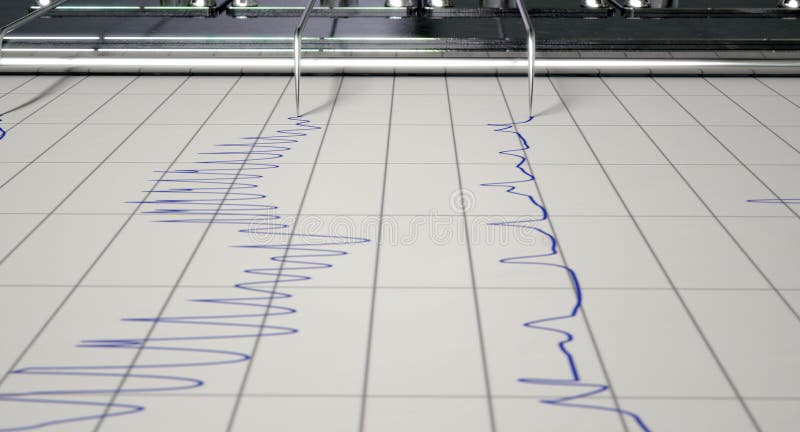 Lie Detector Test stock illustration. Illustration of graph - 101692563