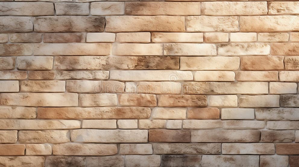 Closeup Light Brick Texture Stock Illustration - Illustration of detail ...