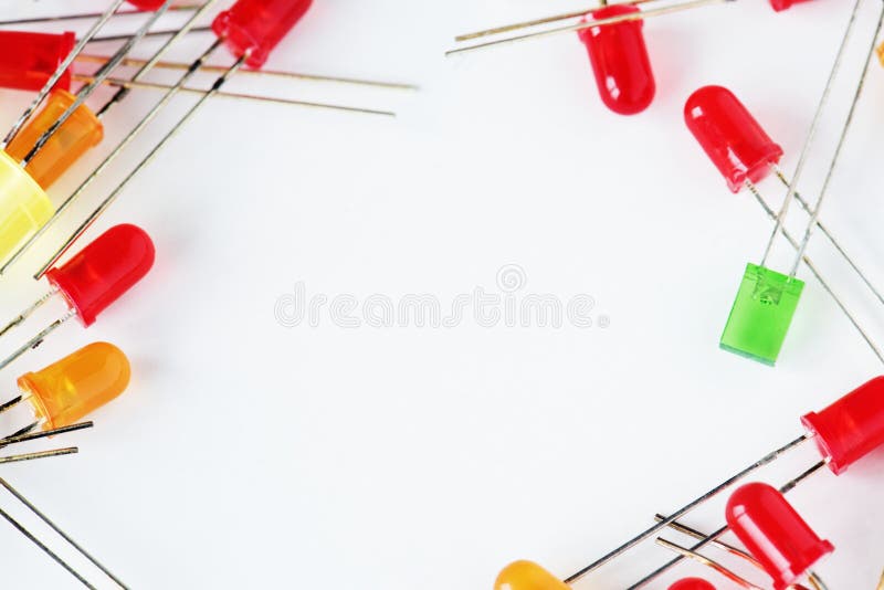 Closeup of Light Emitting Diode Stock Photo - Image of closeup ...