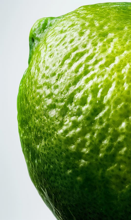 A Closeup of the Lime Texture, Showcasing Its Smooth and Slightly Bumpy ...