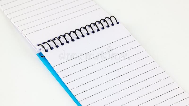 A Closeup of a Lined Notepad. Stock Photo - Image of office, copybook ...