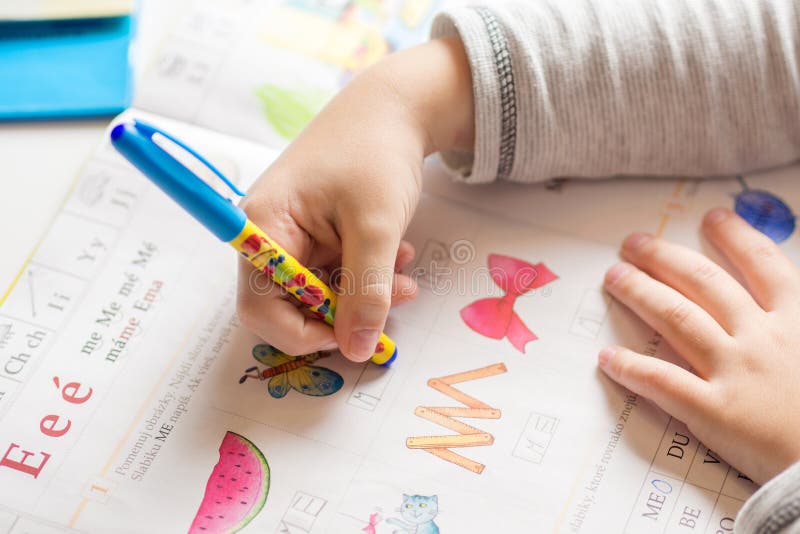 First Year in Elementary School Editorial Image - Image of closeup ...