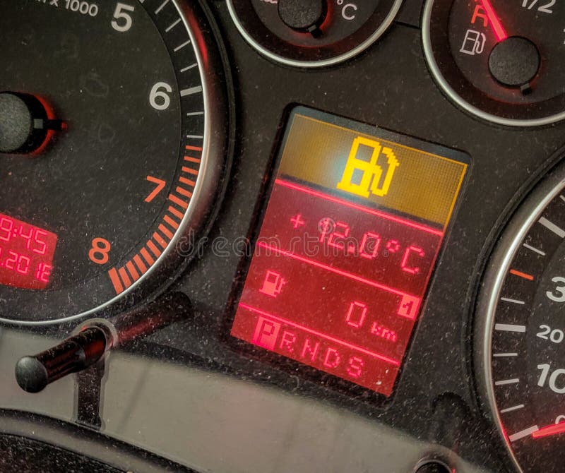 Car fuel indicator stock image. Image of engine, indicator - 146413157
