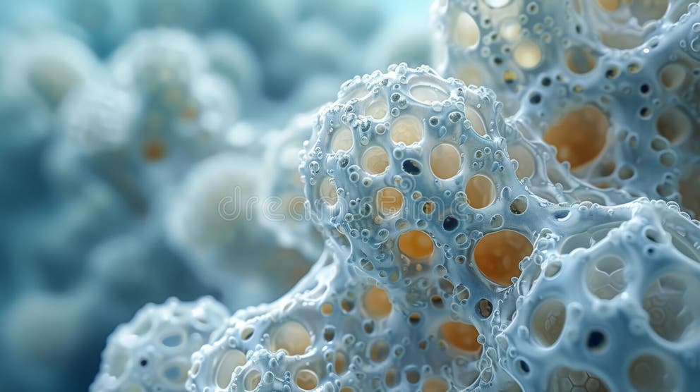 Closeup of the Lumpy and Bumpy Exterior of a Protozoa Stock Image ...