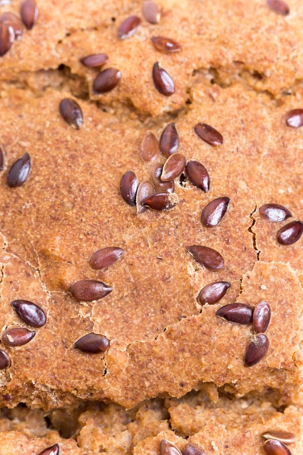 Closeup Macro Chrono Bread with Cereals Stock Image - Image of rural ...