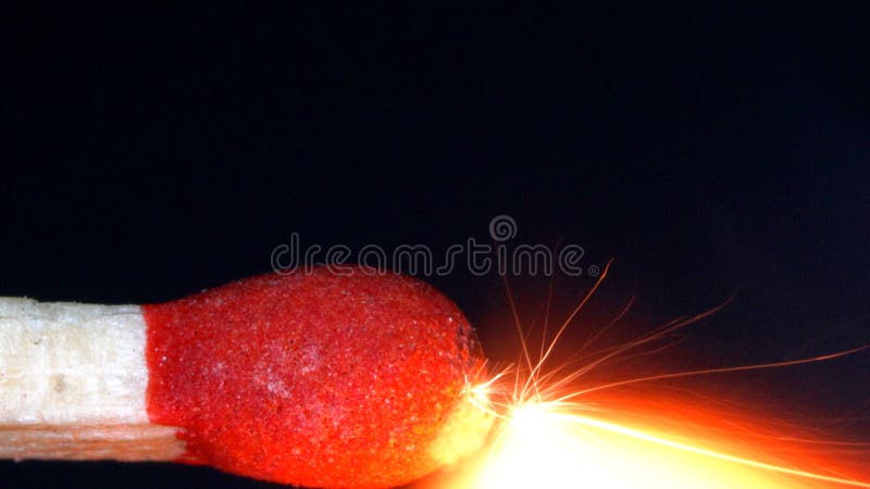 Matchstick spark stock photo. Image of black, matches - 101016536