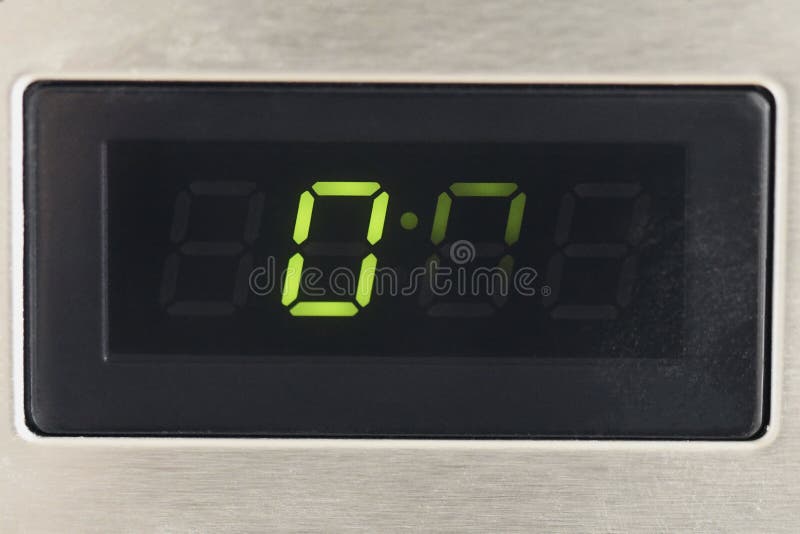 Closeup Macro of Numbers on a Microwave Stock Photo - Image of computer ...