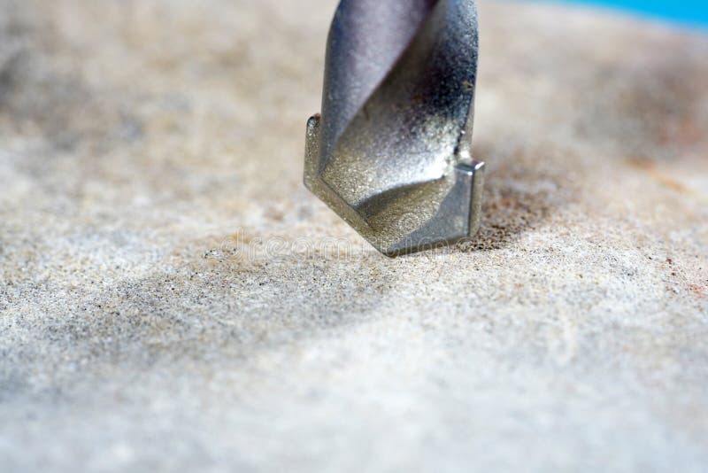 Drill is digging a hole stock image. Image of boom, digging - 41167465