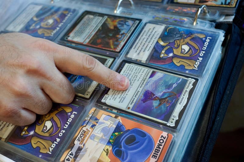 Closeup of Magic: the Gathering Trading Card Editorial Stock Image ...