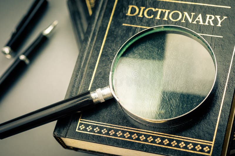 Search Dictionary. stock image. Image of paper, object - 35109097