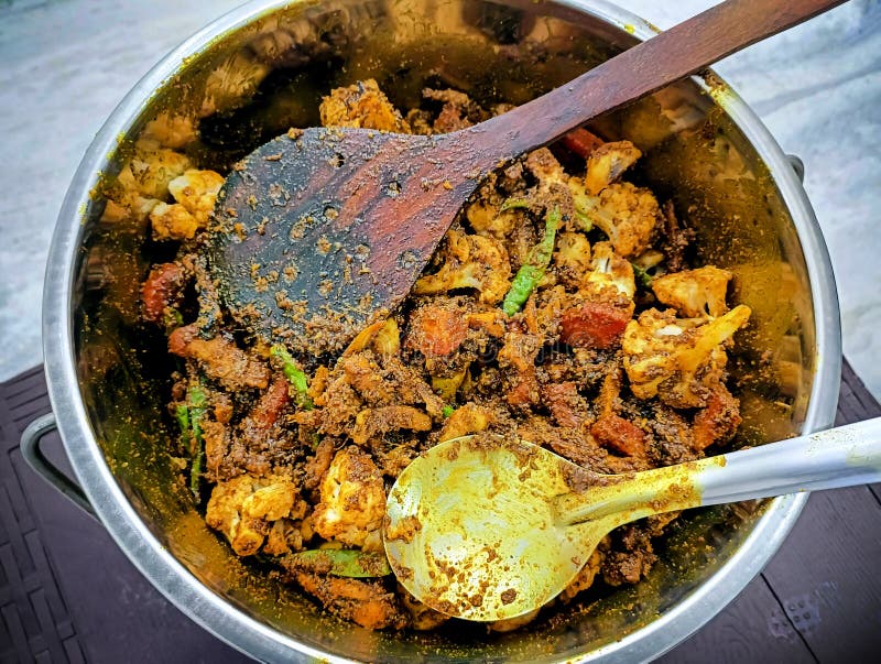 Closeup of Making Mixed Pickle at Home Stock Image - Image of spicy ...