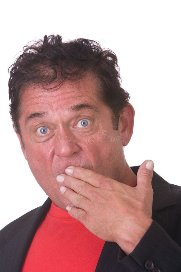 Closeup man hand over face stock photo. Image of shot - 11071286