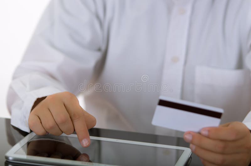 Swipe card stock photo. Image of credit, hand, management - 8519492