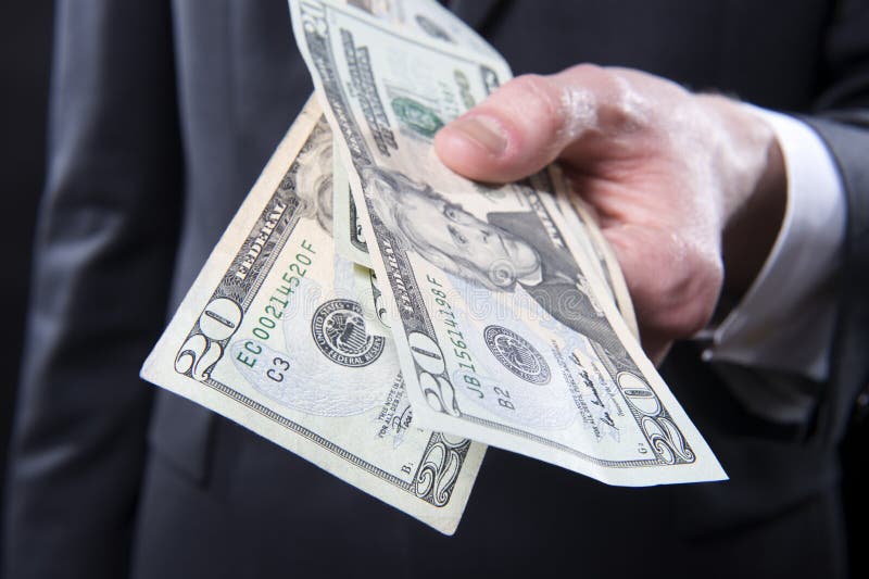Take the Money! stock photo. Image of bill, finance, finger - 30070504