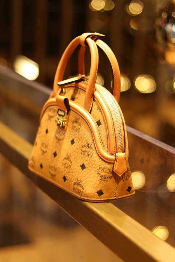 Closeup of Mcm Hand Bag on Display at Store Editorial Stock Image ...