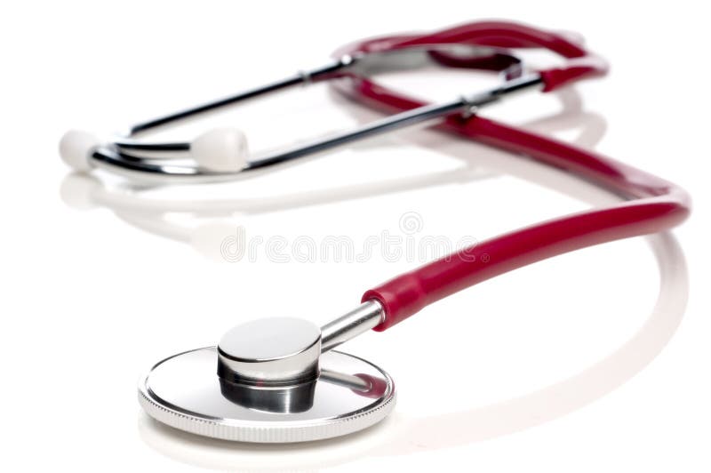 Closeup of a Medical Stethoscope Stock Image - Image of tubing, audible ...