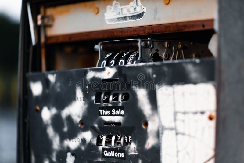 Closeup of metal counter stock photo. Image of retail - 265085516