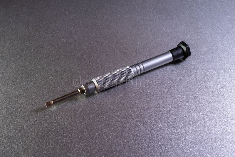 Closeup of Metal Precision Screwdriver Stock Photo - Image of tool ...