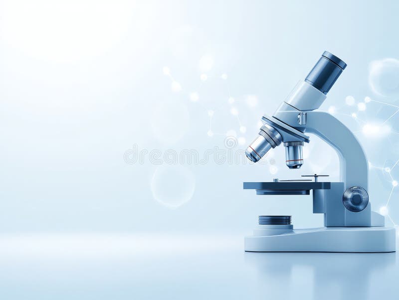 Closeup of Microscope Detailed View of Scientific Exploration and ...