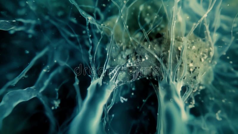 Closeup of a Microscope Image Revealing the Intricate Structures of ...