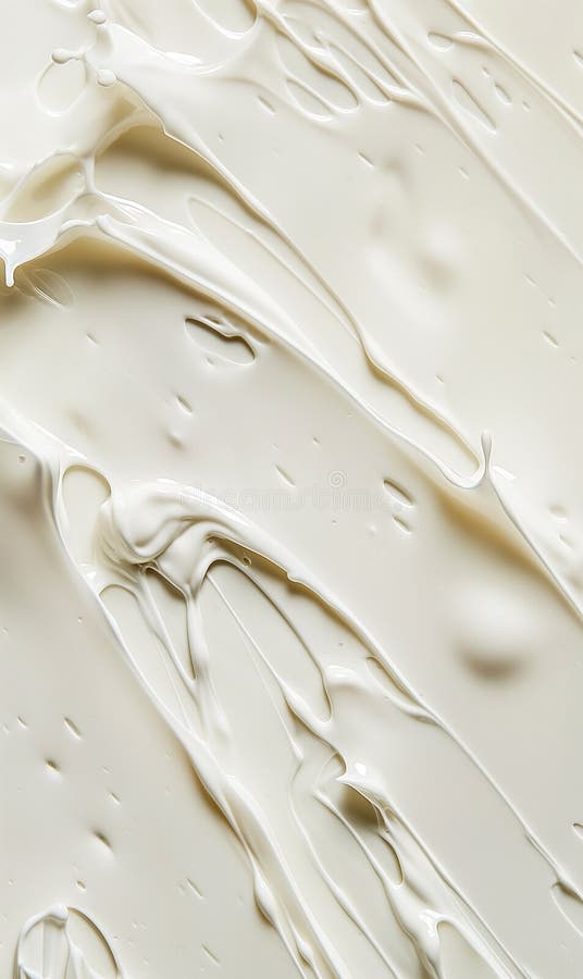 A Closeup of the Milk Texture, Showcasing Its Smooth and Slightly ...
