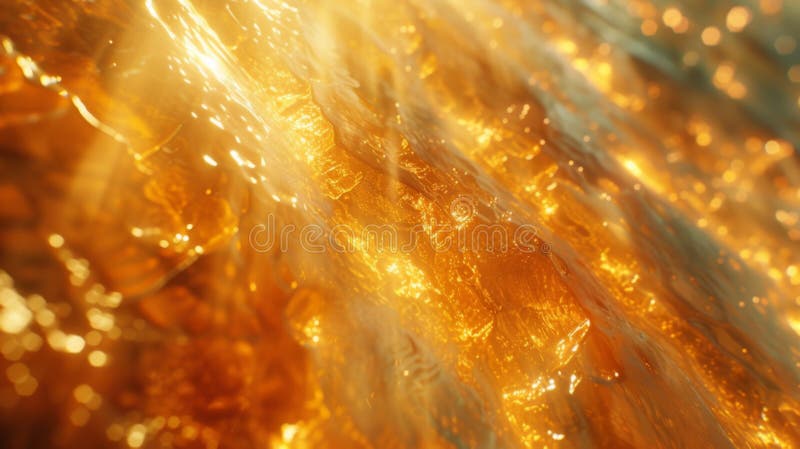 Closeup of a Mirrored Surface Reflecting the Suns Rays and Creating a ...