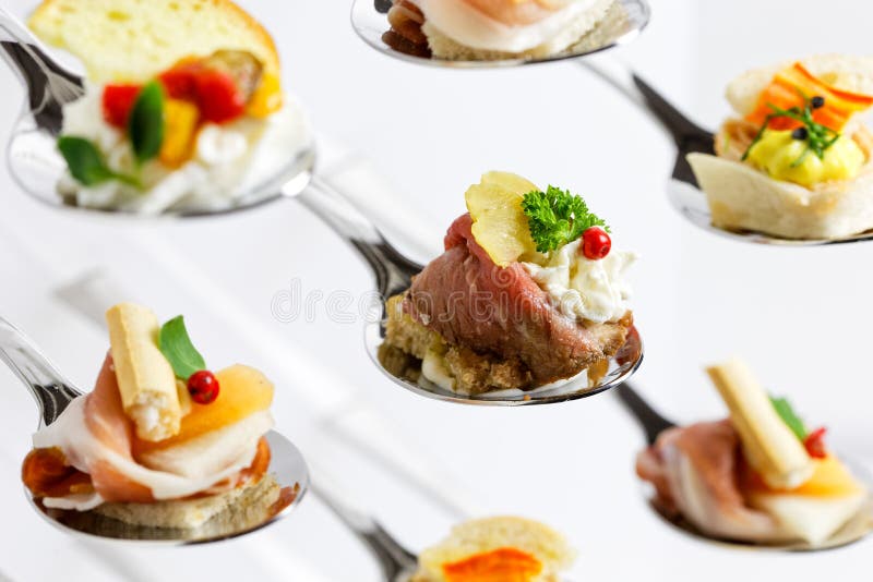 Canapes Spoons Stock Photos - Free & Royalty-Free Stock Photos from ...
