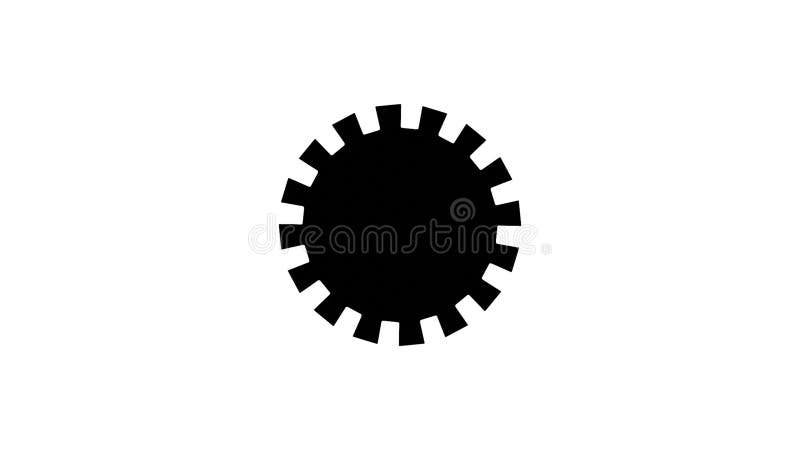 Closeup Modern Cog Spin High Resolution Design. Stock Footage - Video ...