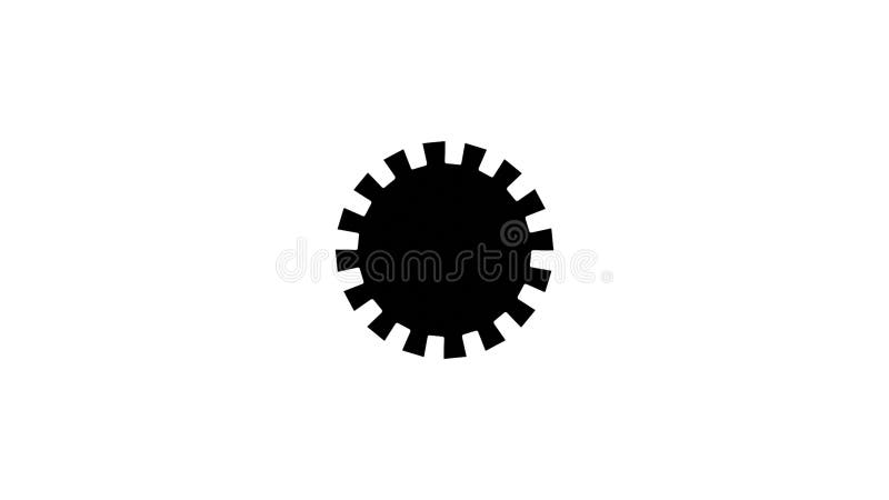 Closeup Modern Cog Spin High Resolution Design. Stock Footage - Video ...