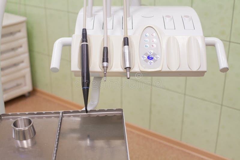 Closeup of a Modern Dentist Tools Stock Image - Image of dental, tools ...