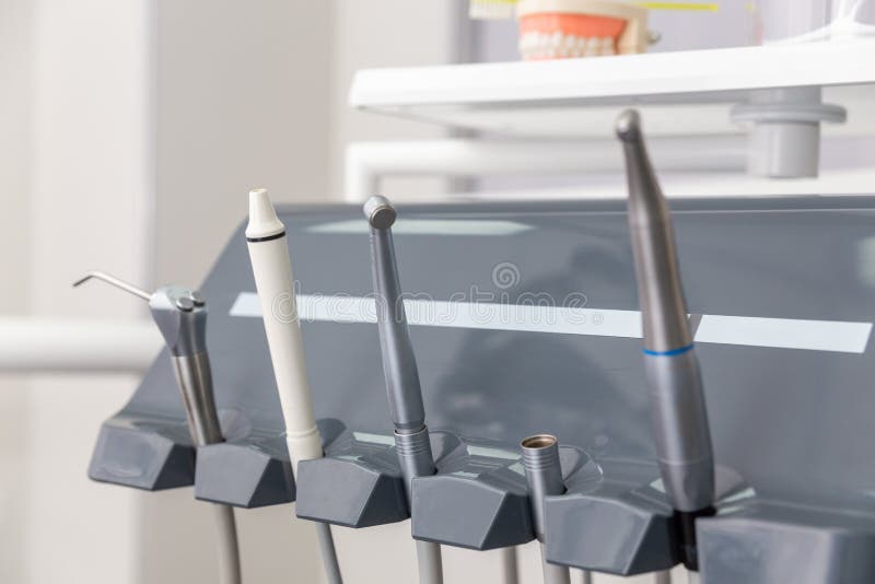 Closeup of a Modern Dentist Tools, Burnishers Stock Image - Image of ...