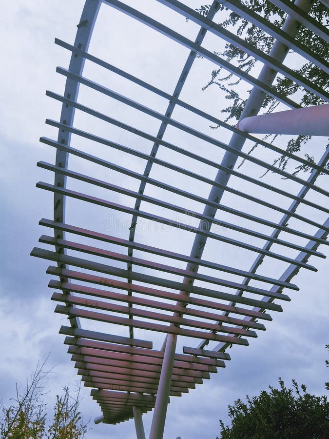 Closeup of Modern Designed Structure Stock Image - Image of closeup ...