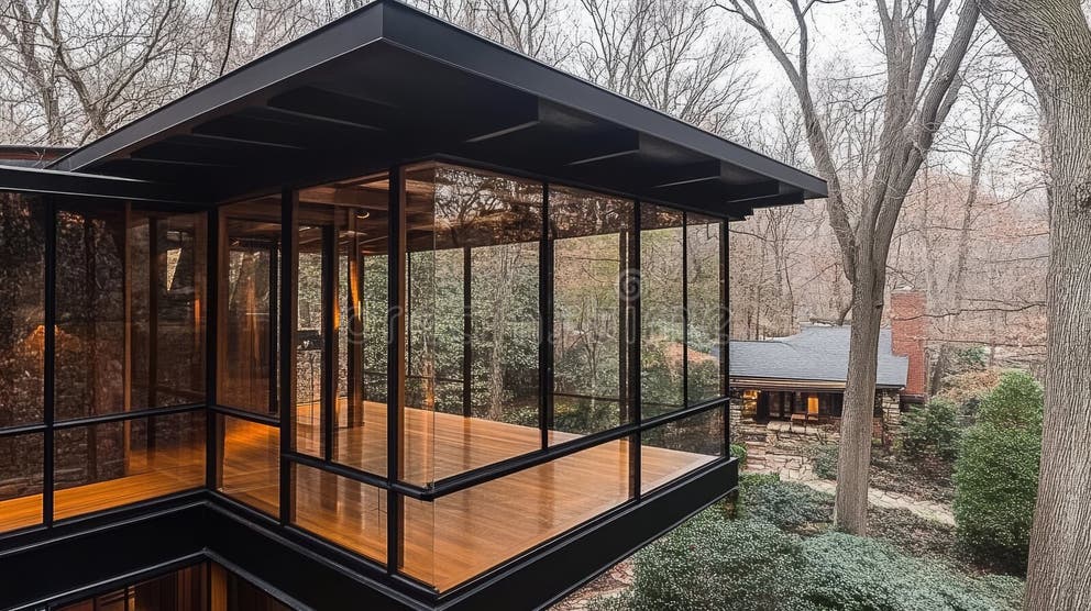 A Closeup of a Modular Housing Component Reveals Energyefficient ...