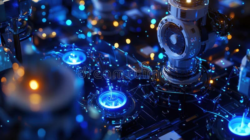 A Closeup of a Modular Robotics Integration Point Showcasing the ...