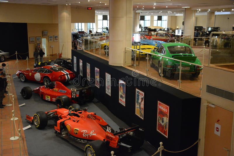 Closeup in the Monaco Automobile Museum Editorial Stock Photo - Image ...