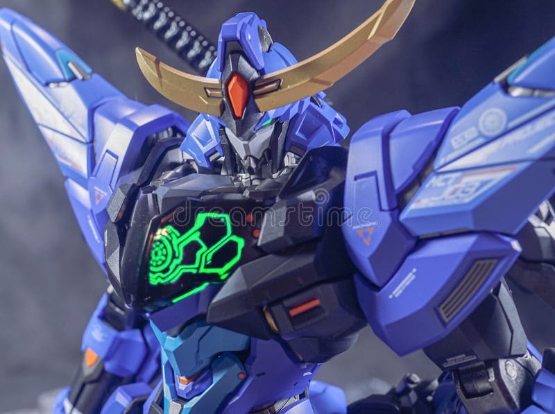 Closeup of Moshow Progenitor Effect Masamune Date Figure on Dark ... Closeup of Moshow Progenitor Effect Masamune Date Figure on Dark ...