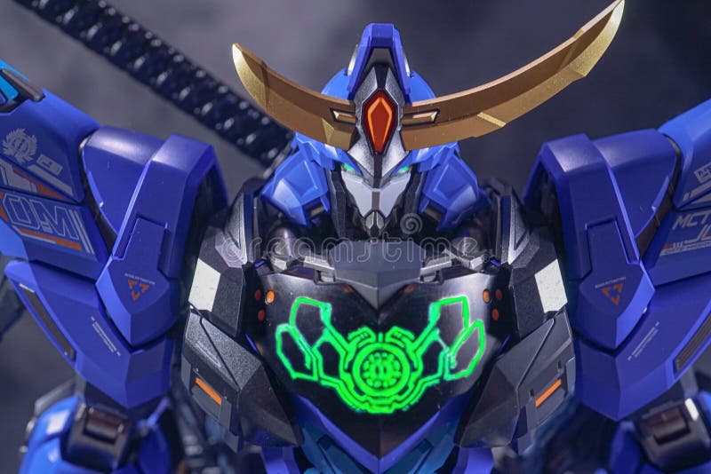 Closeup of Moshow Progenitor Effect Masamune Date Figure on Dark ... Closeup of Moshow Progenitor Effect Masamune Date Figure on Dark ...