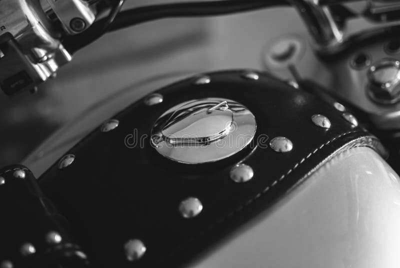 Closeup of Motorcycle Gas Tank Stock Image - Image of engine, chopper ...