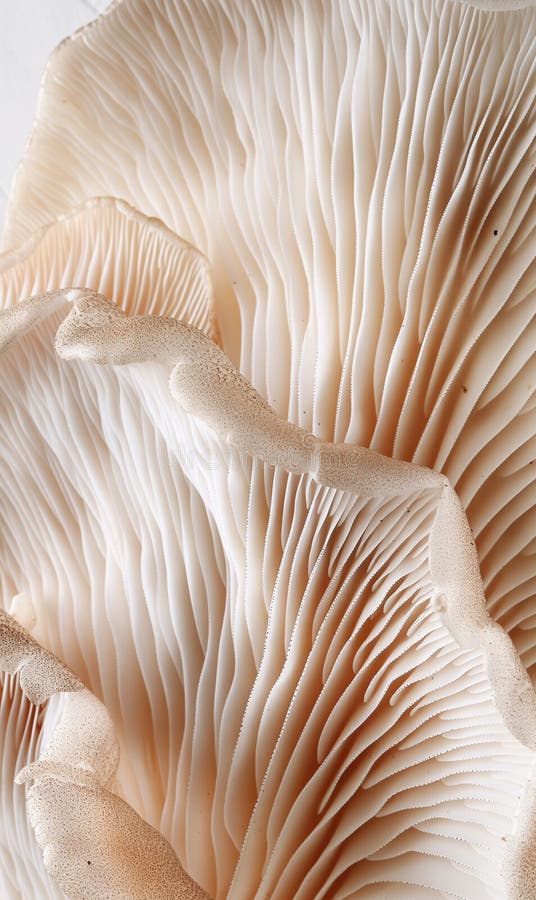 A Closeup of the Mushroom Texture, Showcasing Its Smooth and Slightly ...