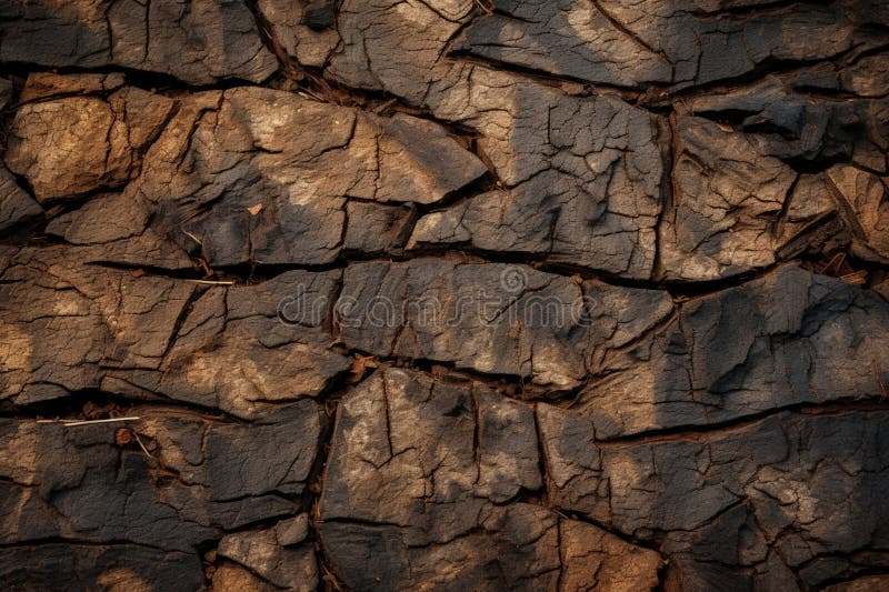 Closeup of Natural Stone Patterned Soil Texture Stock Illustration ...