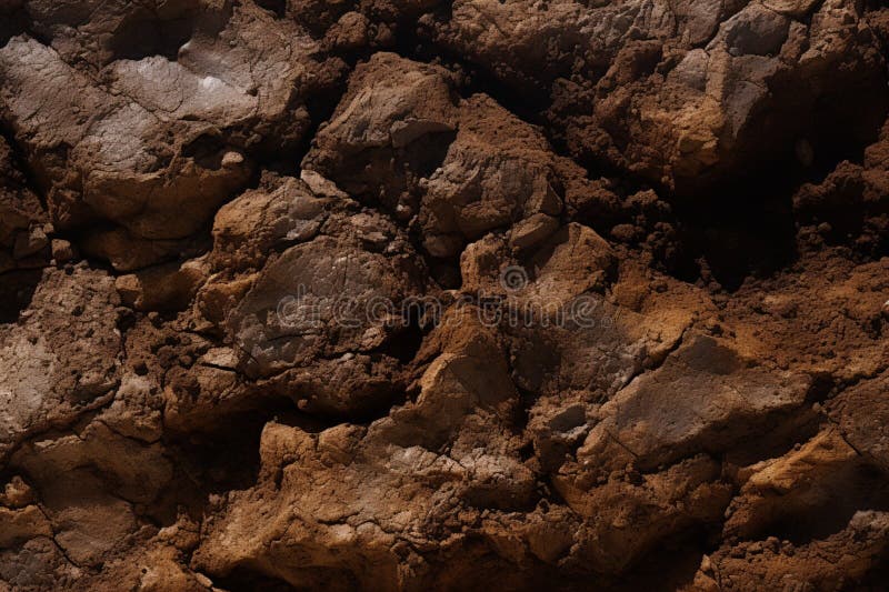 Closeup of Natural Stone Patterned Soil Texture Stock Illustration ...