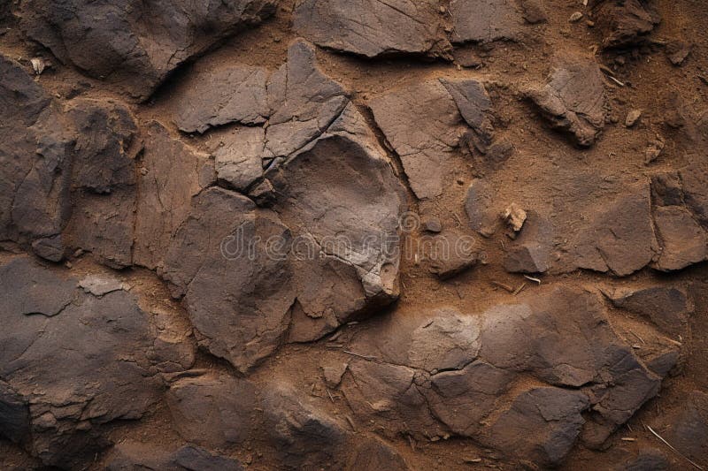 Closeup of Natural Stone Patterned Soil Texture Stock Illustration ...