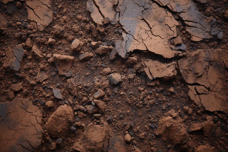 Closeup of Natural Stone Patterned Soil Texture Stock Illustration ...