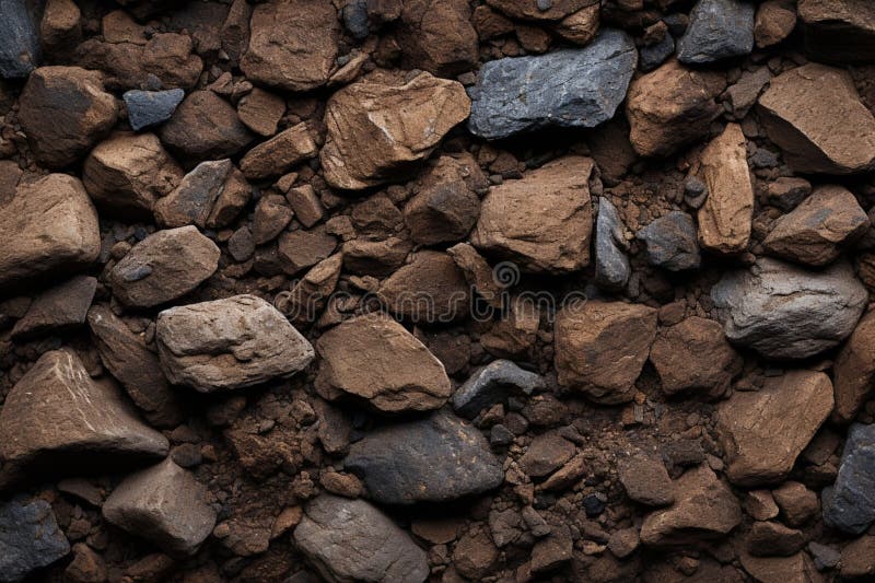 Closeup of Natural Stone Patterned Soil Texture Stock Illustration ...