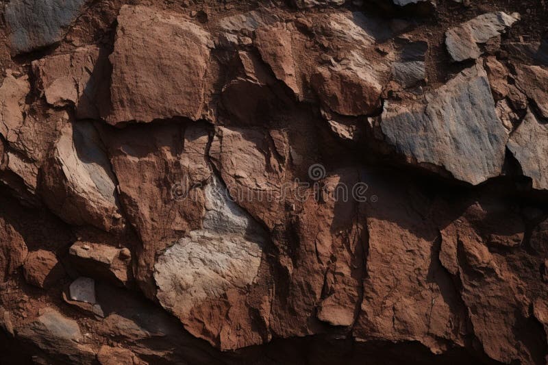 Closeup of Natural Stone Patterned Soil Texture Stock Illustration ...