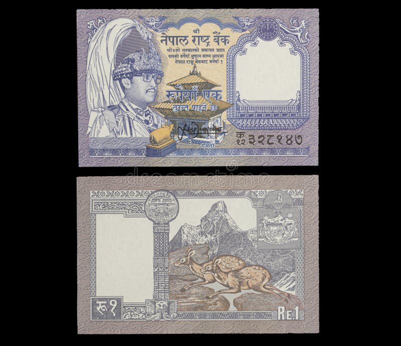Closeup of a Nepalese Ruppee Banknote. Editorial Stock Image - Image of ...