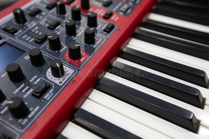Closeup of Nord Stage 3 Keyboard Stock Photo - Image of classic ...