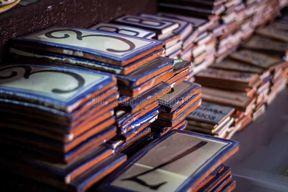 Closeup of Numbers Stacked on Each Other Stock Photo - Image of ...