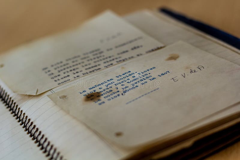 Closeup of Old Letters of Edith Vera Editorial Stock Photo - Image of ...